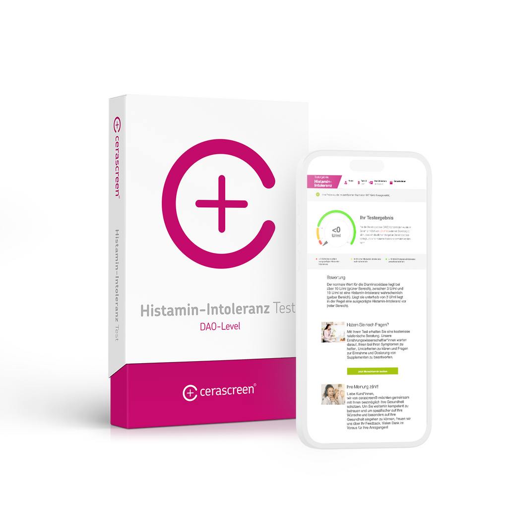 Histamin-Intoleranz-Test (Diaminoxidase-Wert messen) | cerascreen