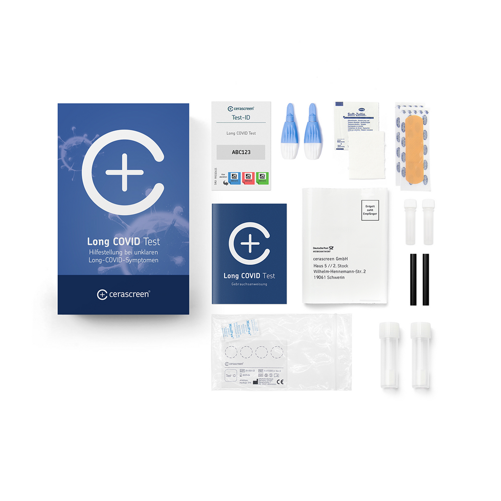 Long COVID Test: Kit für Probenahme + Laboranalyse | cerascreen