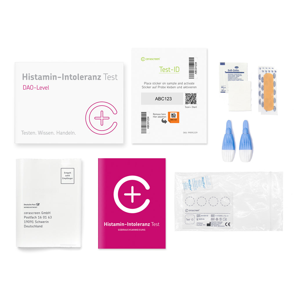 Histamin-Intoleranz-Test (Diaminoxidase-Wert messen) | cerascreen